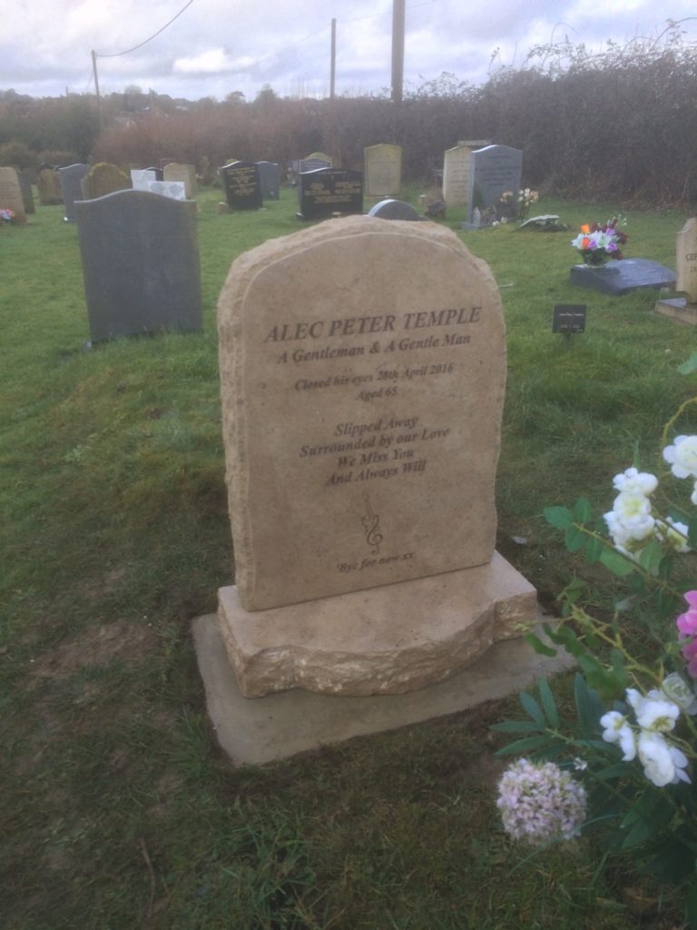 Temple Purbeck headstone - Dorset Stone Memorials